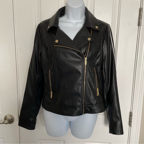 Calvin Klein | Jackets & Coats | Calvin Klein Faux Leather Jacket ...